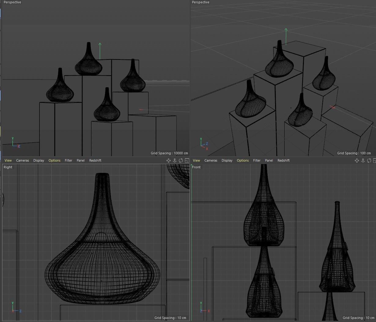Perfume IDYLLE Guerlain Project for C4D and Redshift Render 3D model ...