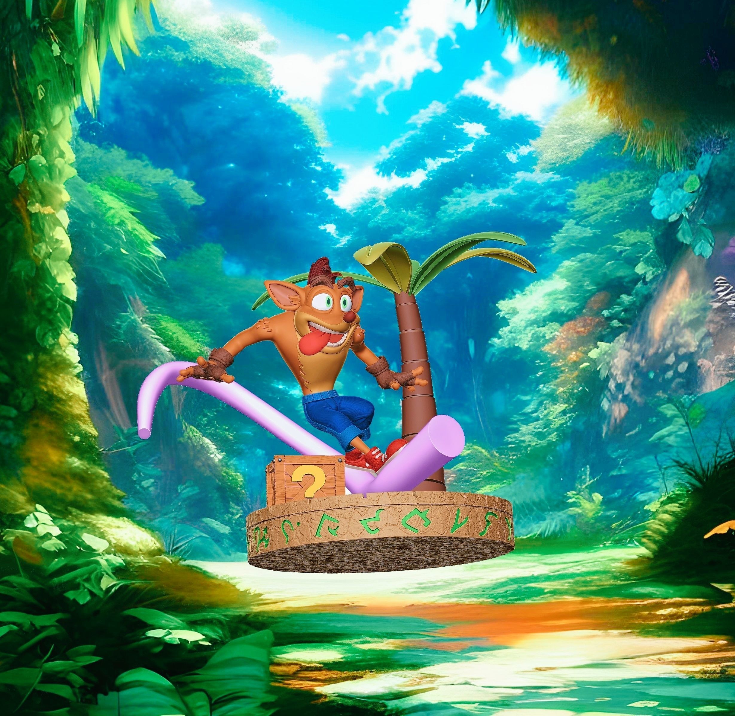 crash bandicoot 3D model 3D printable | CGTrader