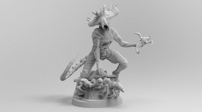 Queen - Alien - Xeno of Nemesis 3D model 3D printable | CGTrader