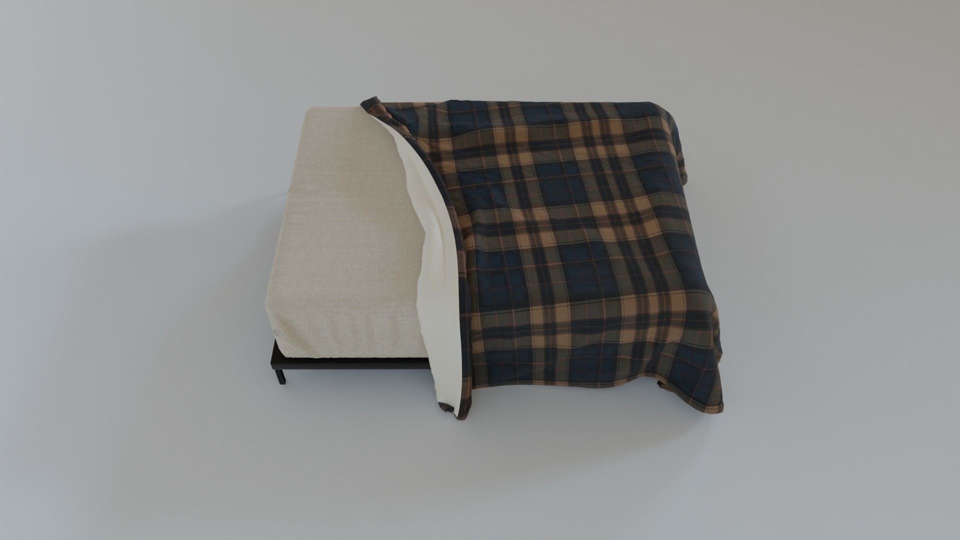 Unmade Bed free 3D model | CGTrader