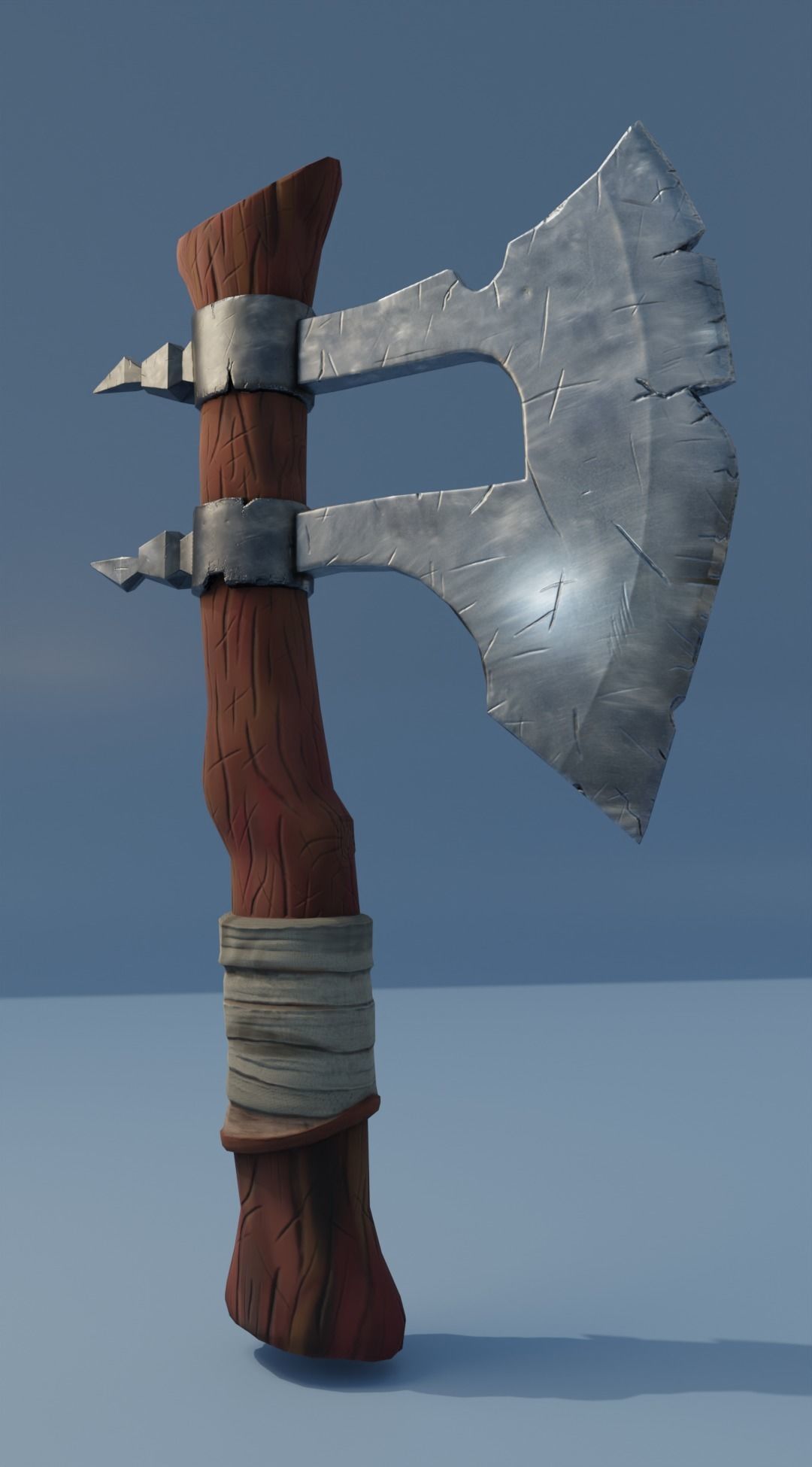 3D model Lowpoly game ready axe VR / AR / low-poly | CGTrader