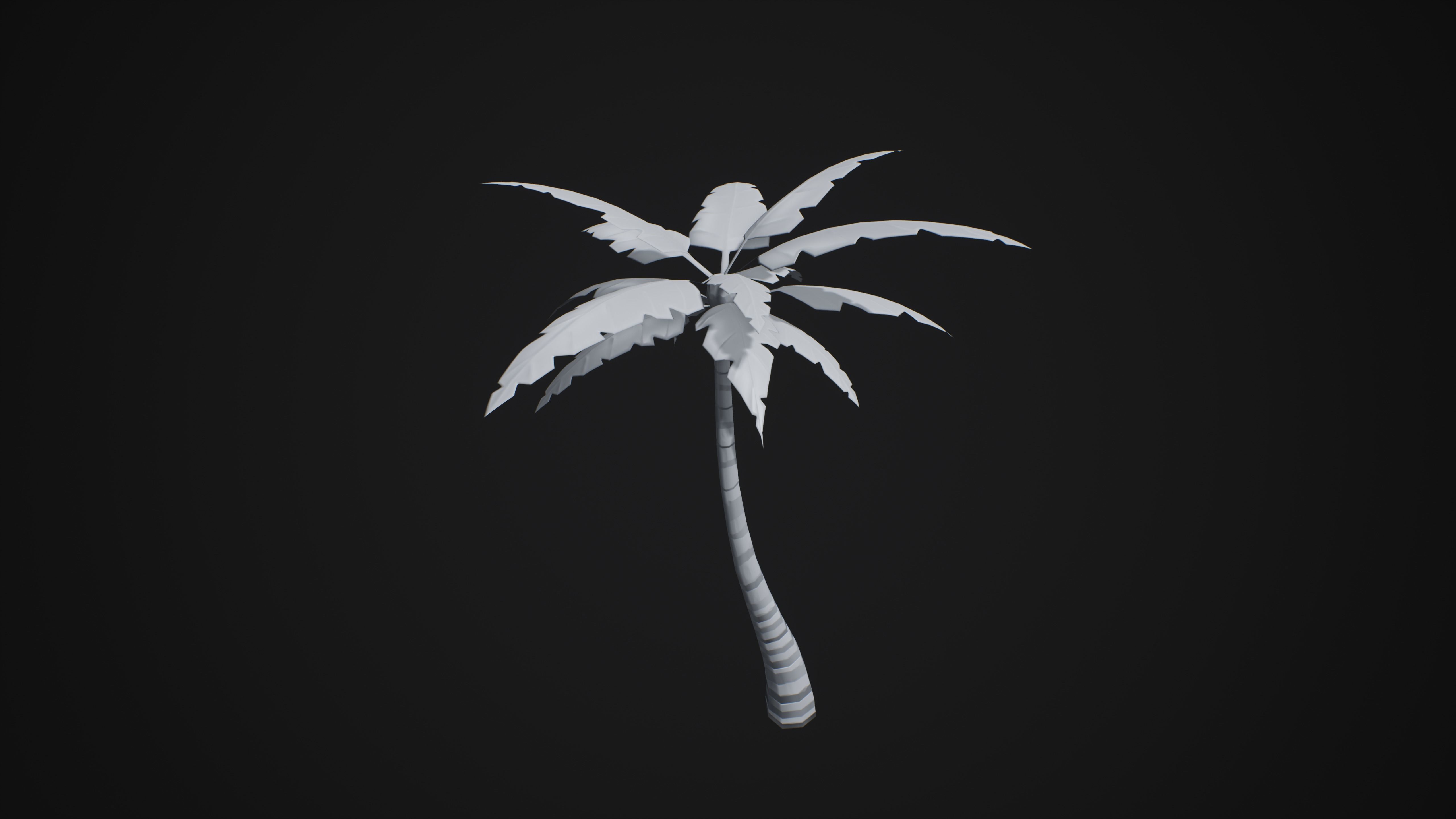 3D model Stylized Palm Tree 01 VR / AR / low-poly | CGTrader