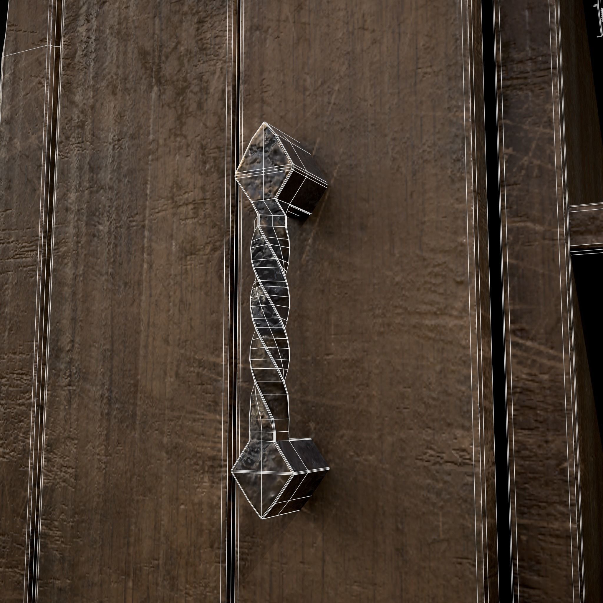 Rustic Wooden Kitchen Furniture Pack 3D Model Collection | CGTrader