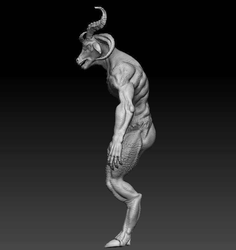 Goat Demon Satan 3D Model High Poly 3D model | CGTrader