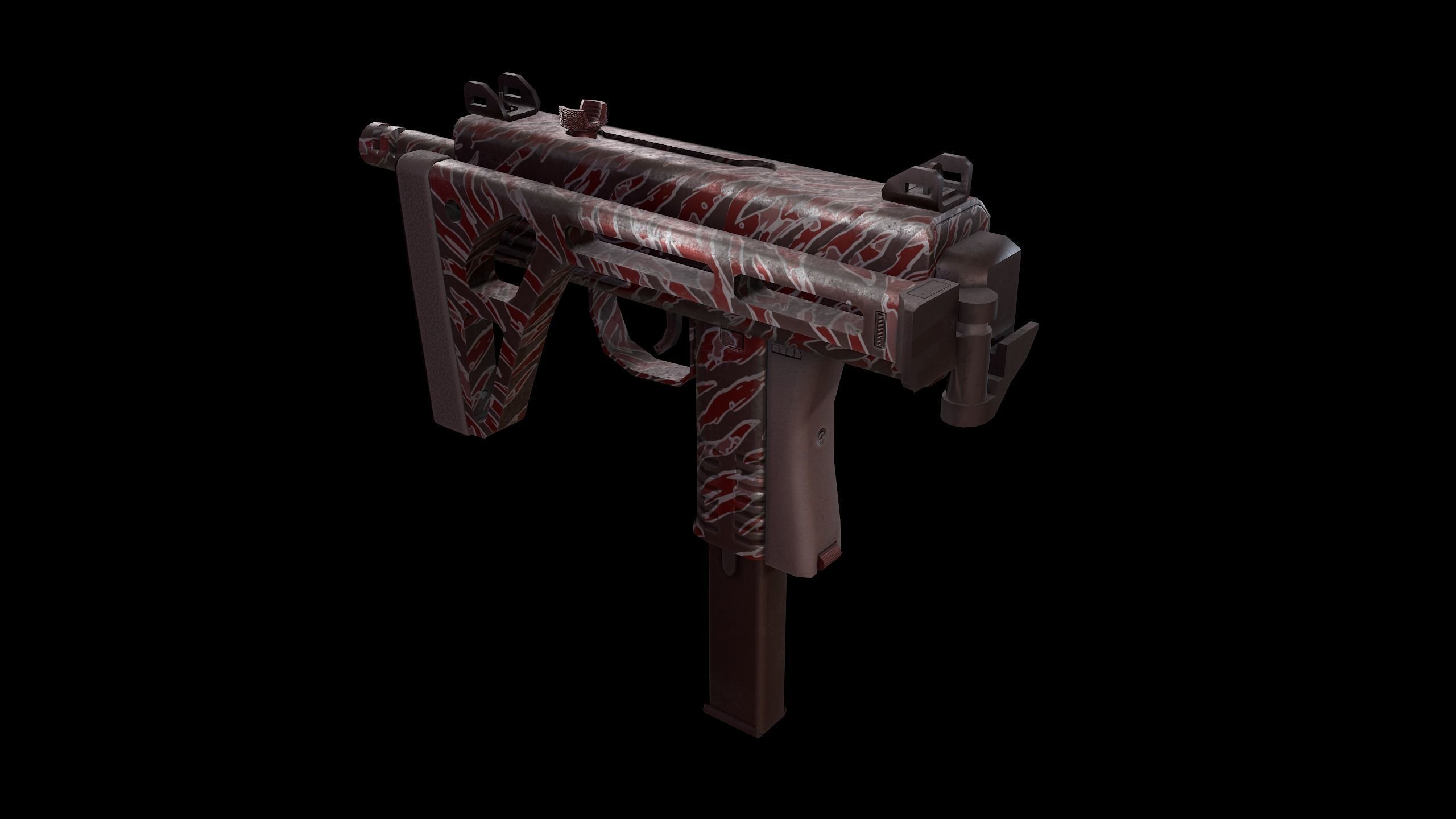 3D model Submachine gun VR / AR / low-poly | CGTrader