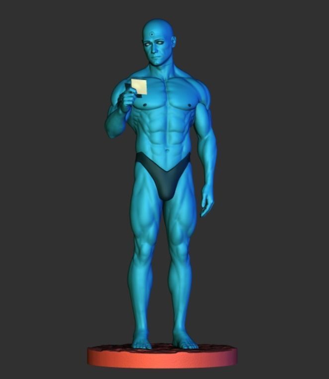 Dr Manhattan Jon Osterman Watchmen 3D model 3D printable | CGTrader