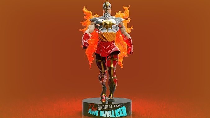 Gabriel The Air Walker 3D model 3D printable | CGTrader