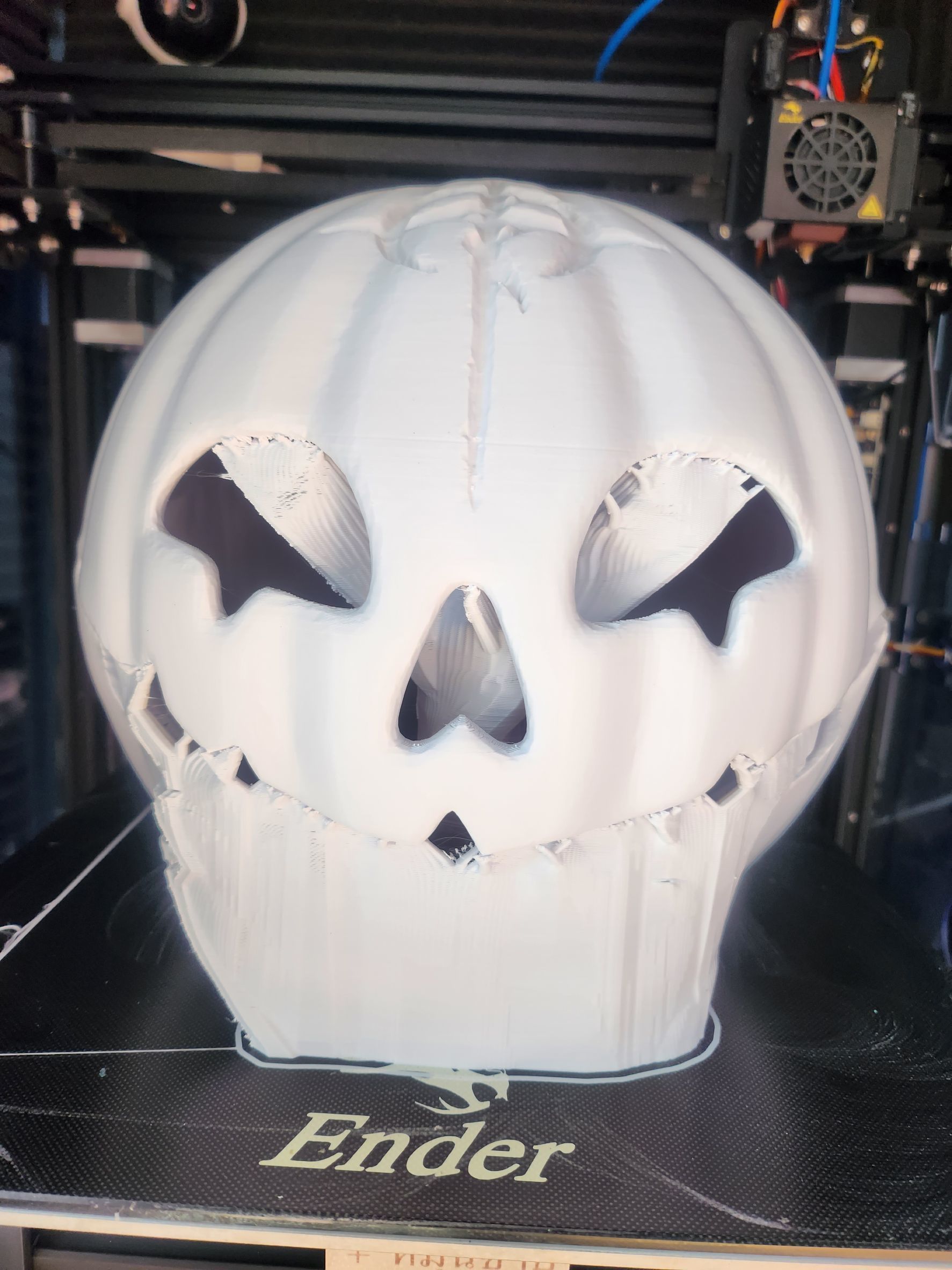 Fake mafty pumpkin helmet 3D model 3D printable | CGTrader