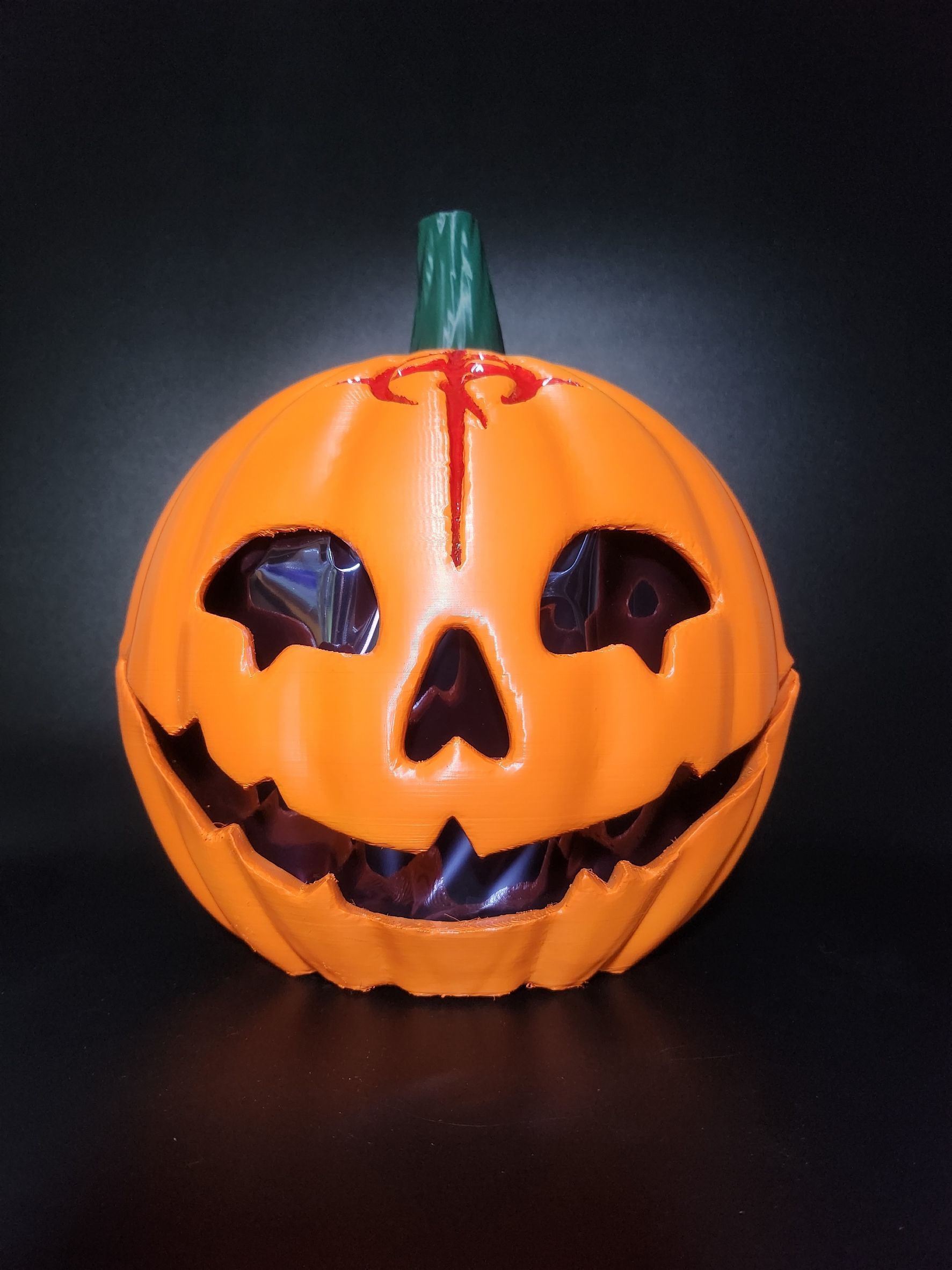 Fake mafty pumpkin helmet 3D model 3D printable | CGTrader