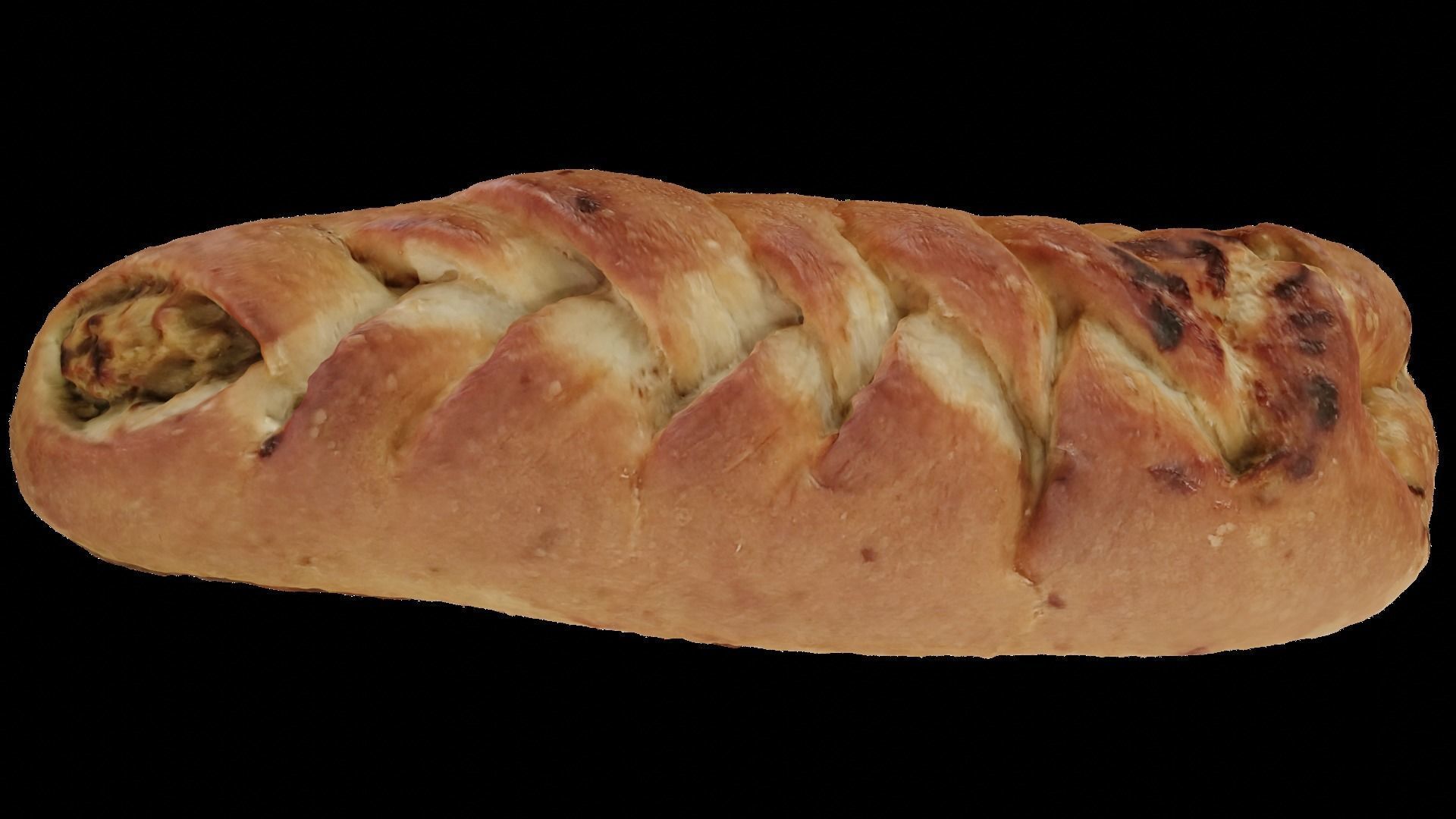 3D model Double Braided Bread Scanned VR / AR / low-poly | CGTrader