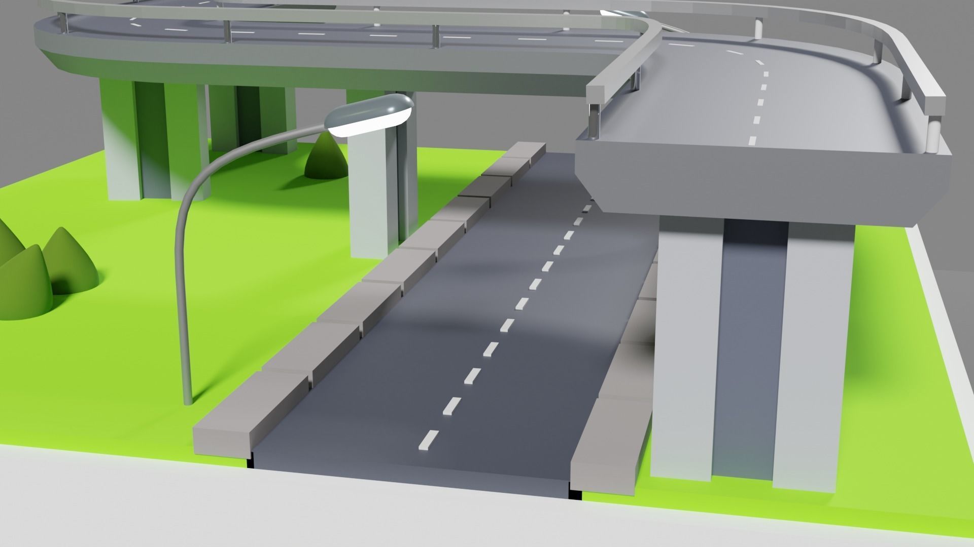 Stylized Isometric Bridge 3D model | CGTrader