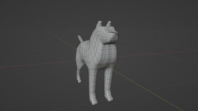 Low poly dog free VR / AR / low-poly 3D model | CGTrader