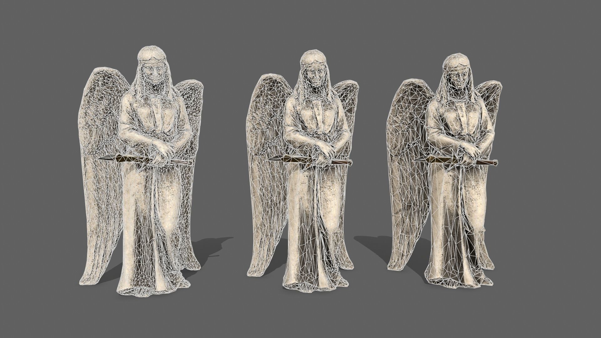 3D model Angel VR / AR / low-poly | CGTrader