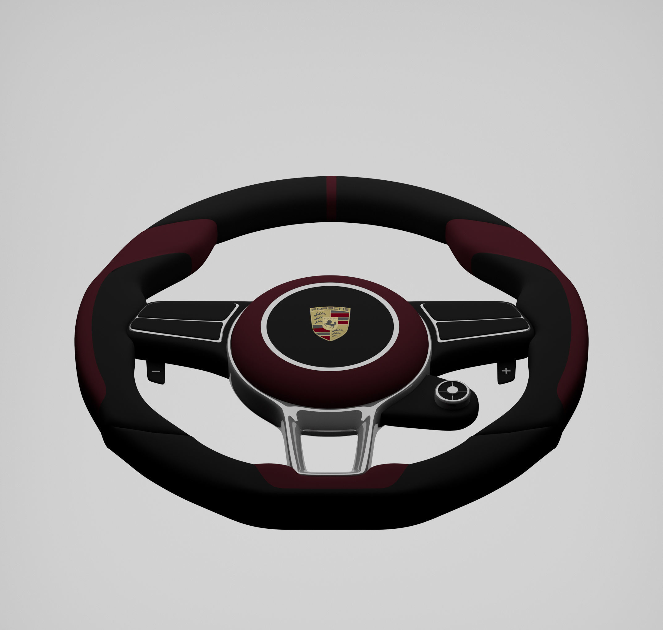 3D model Luxury Steering Wheel VR / AR / low-poly | CGTrader