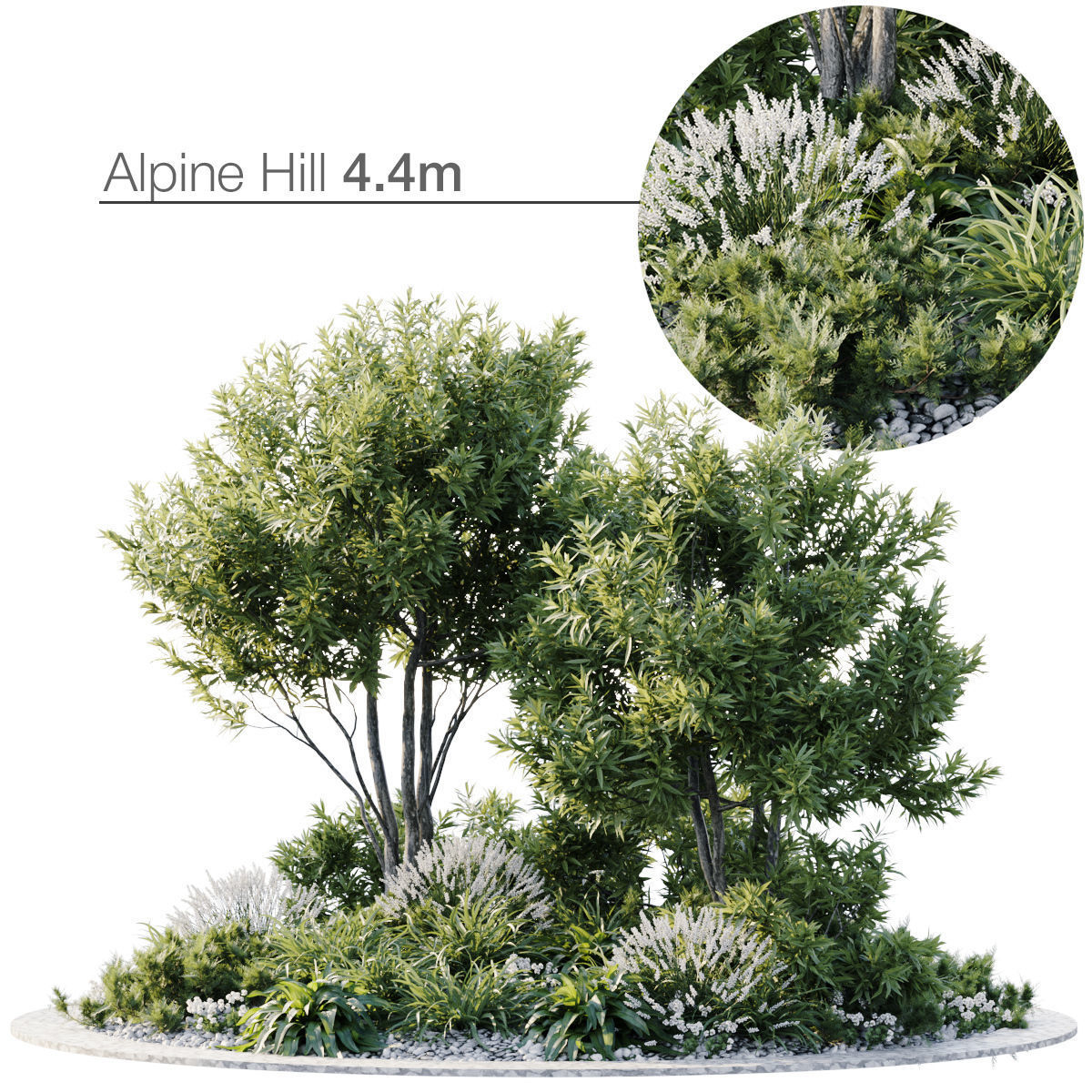 Alpine hill 6 3D model | CGTrader