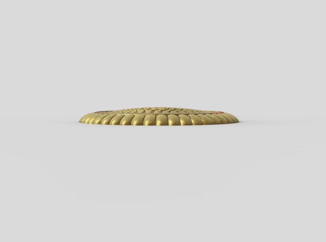 Round base for badges and more 3D model 3D printable | CGTrader