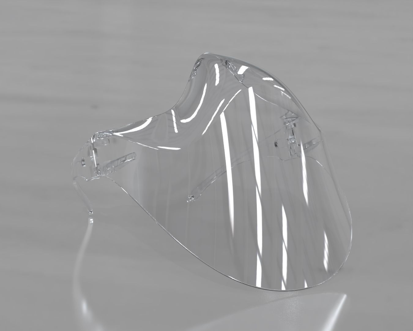 Clear Mask Face 3D model | CGTrader
