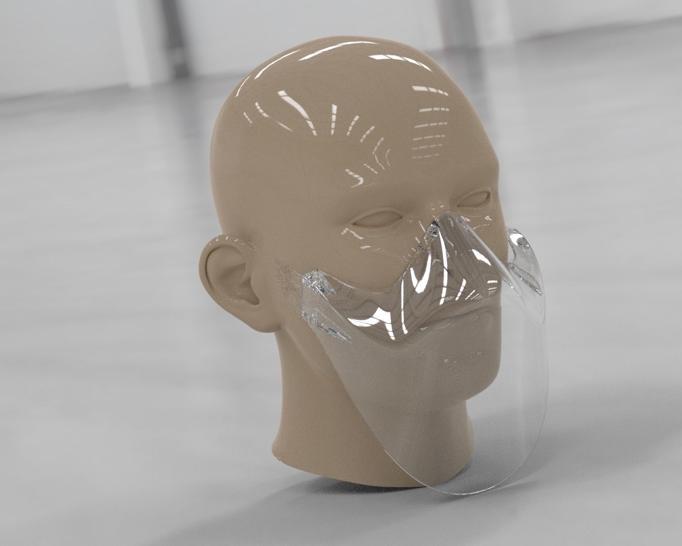 Clear Mask Face 3D model | CGTrader