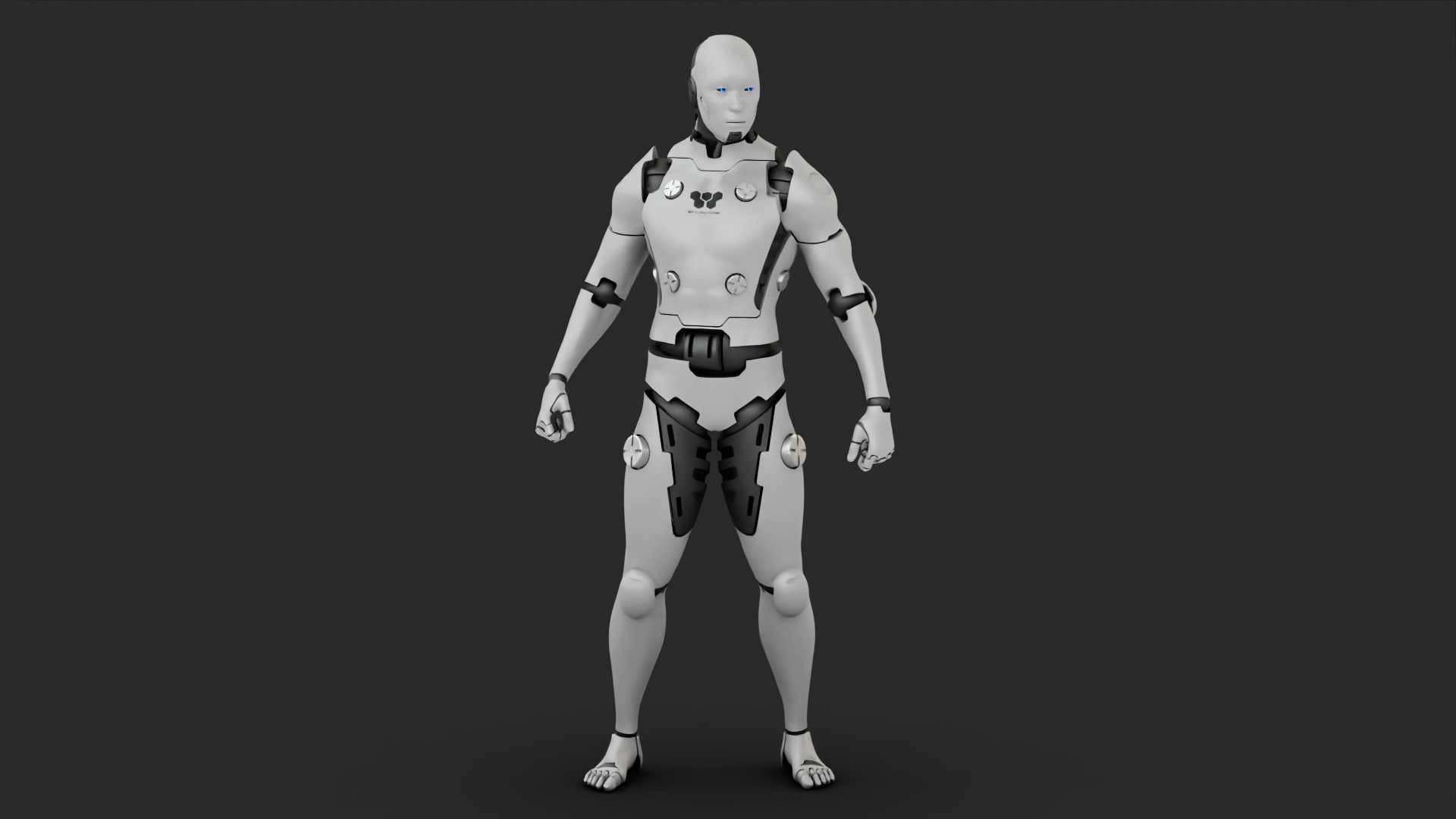 META HUMAN BOT RIGGED 3D model rigged | CGTrader