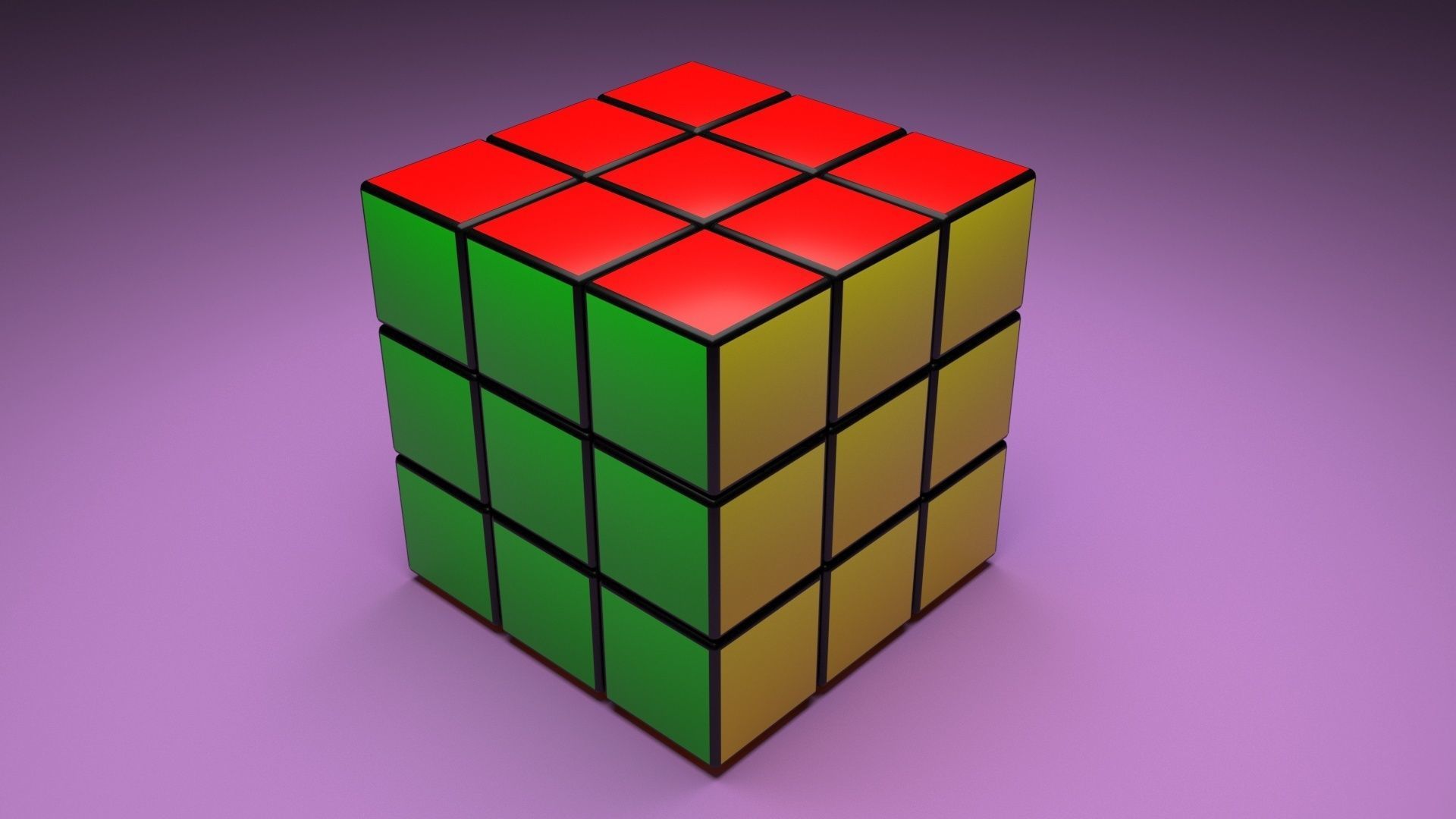 Rubiks Cube With Solving Animation 3D model animated | CGTrader