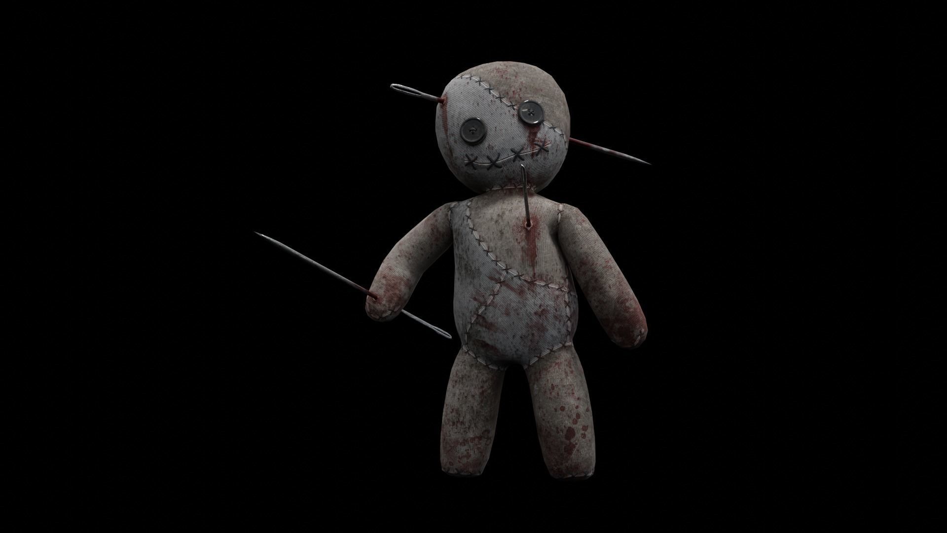 3D model Haunted Voodoo Doll VR / AR / low-poly | CGTrader