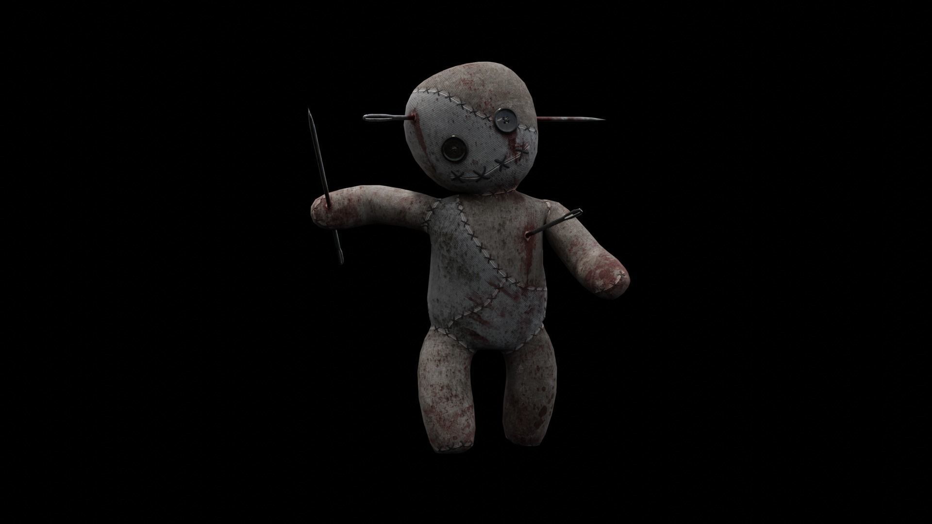 3D model Haunted Voodoo Doll VR / AR / low-poly | CGTrader