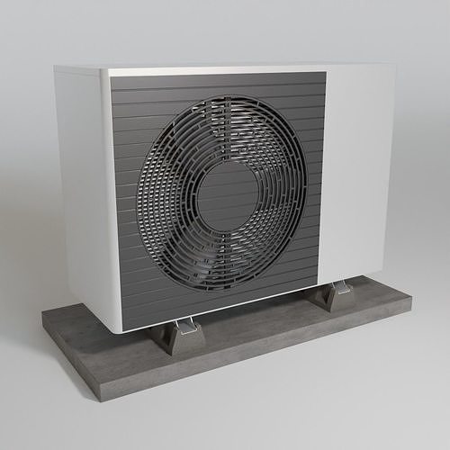 Heat pump 3D model | CGTrader