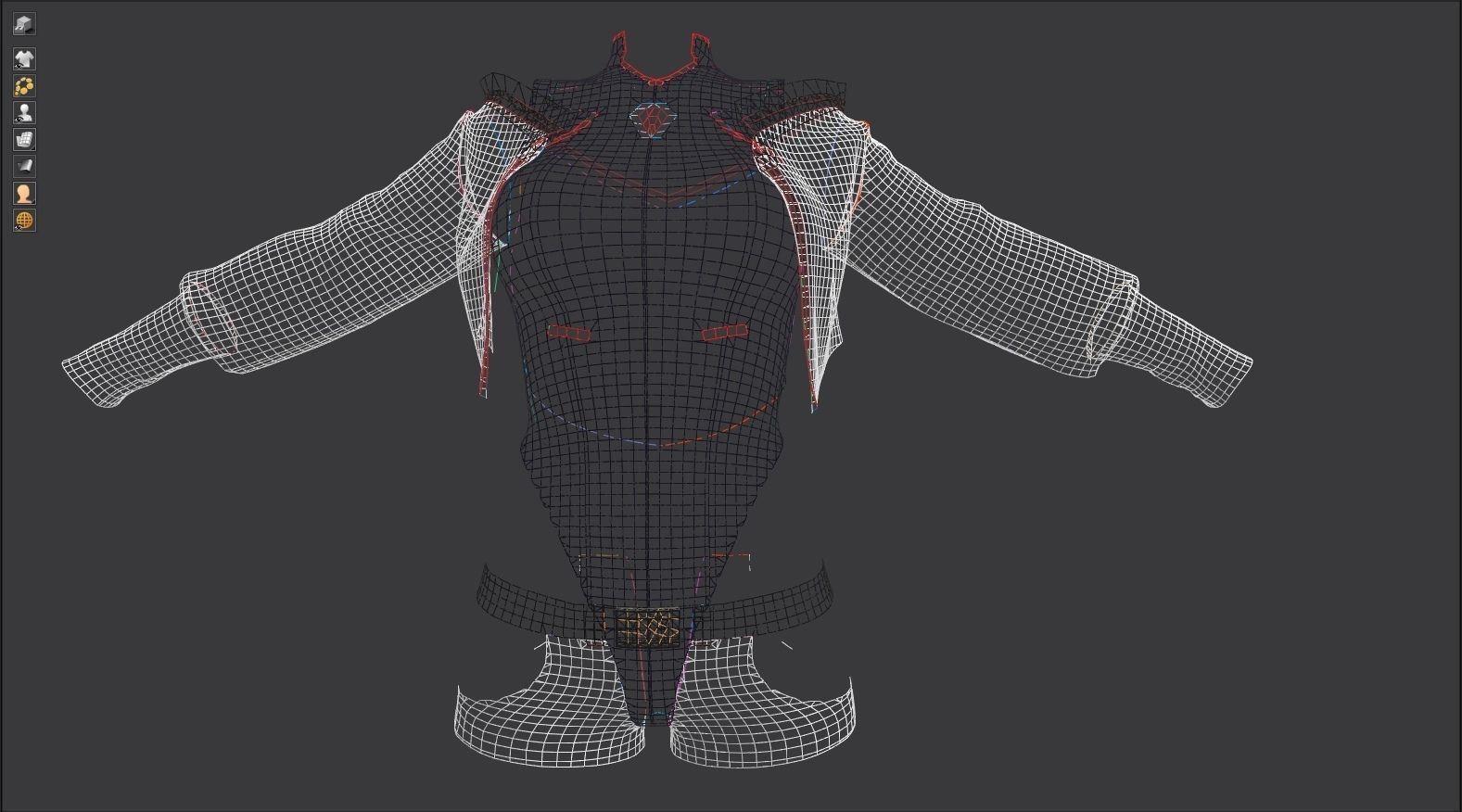 Cuberpunk Edgerunner Lucy Outfit Marvelous Designer Project Obj 3D ...