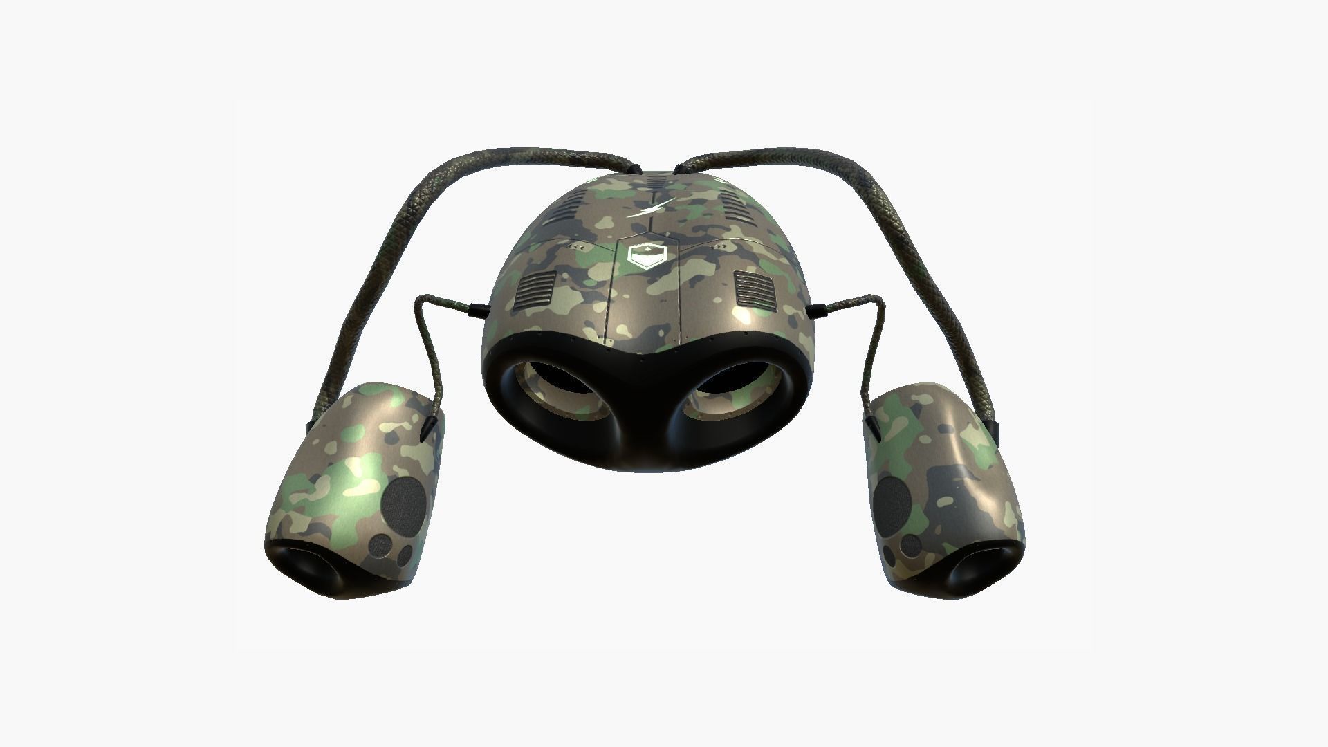 3D model Jetpack I08 Green Camouflage - SciFi Character Design VR / AR ...