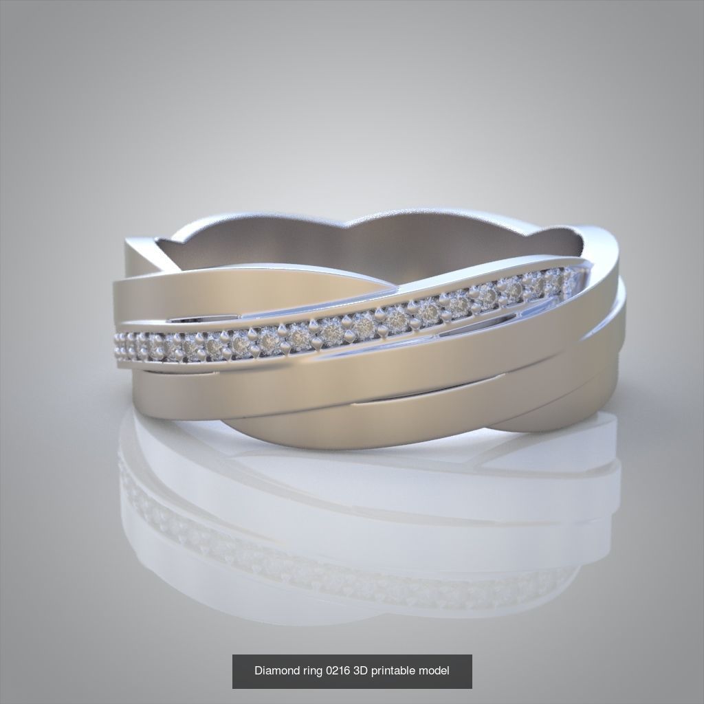 My 40 Beautiful and graceful 3d printable ring models 3D Model ...