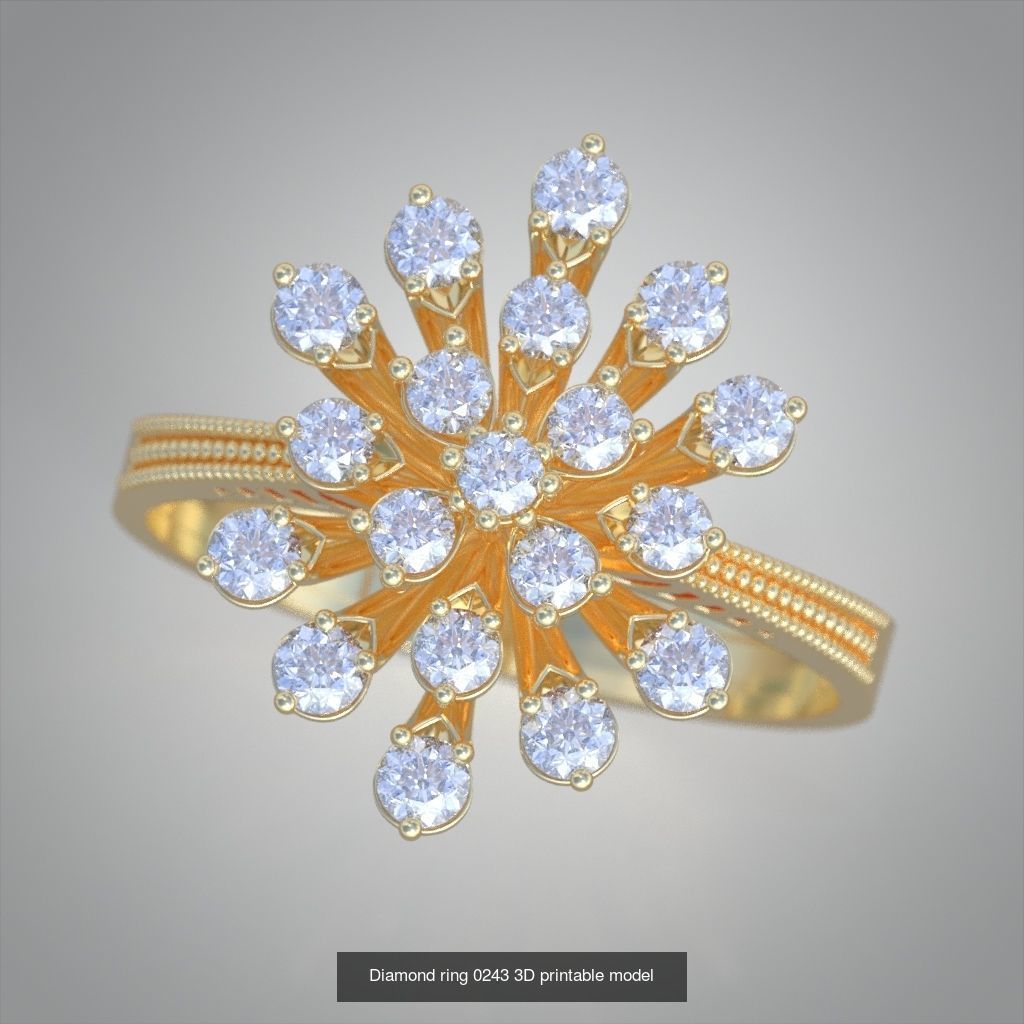 My 40 Beautiful and graceful 3d printable ring models 3D Model ...