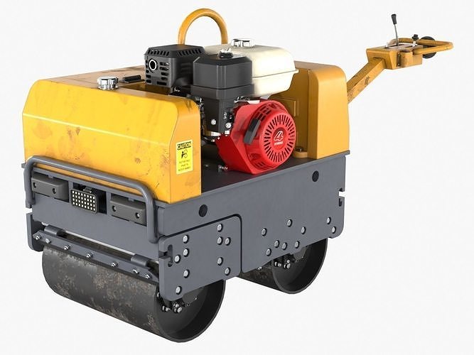 Road Roller 3D model | CGTrader