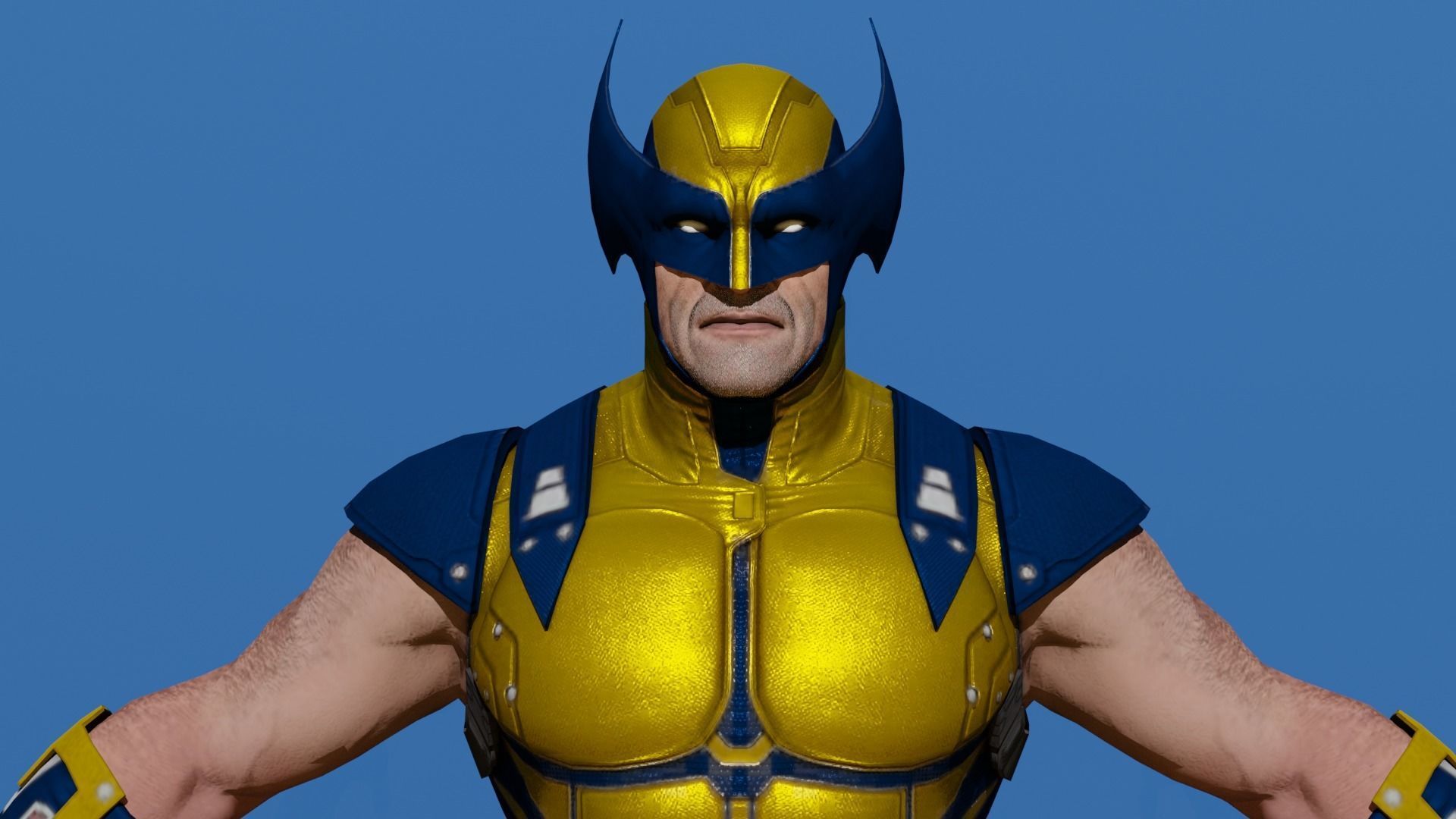 Wolverine 3D model rigged | CGTrader