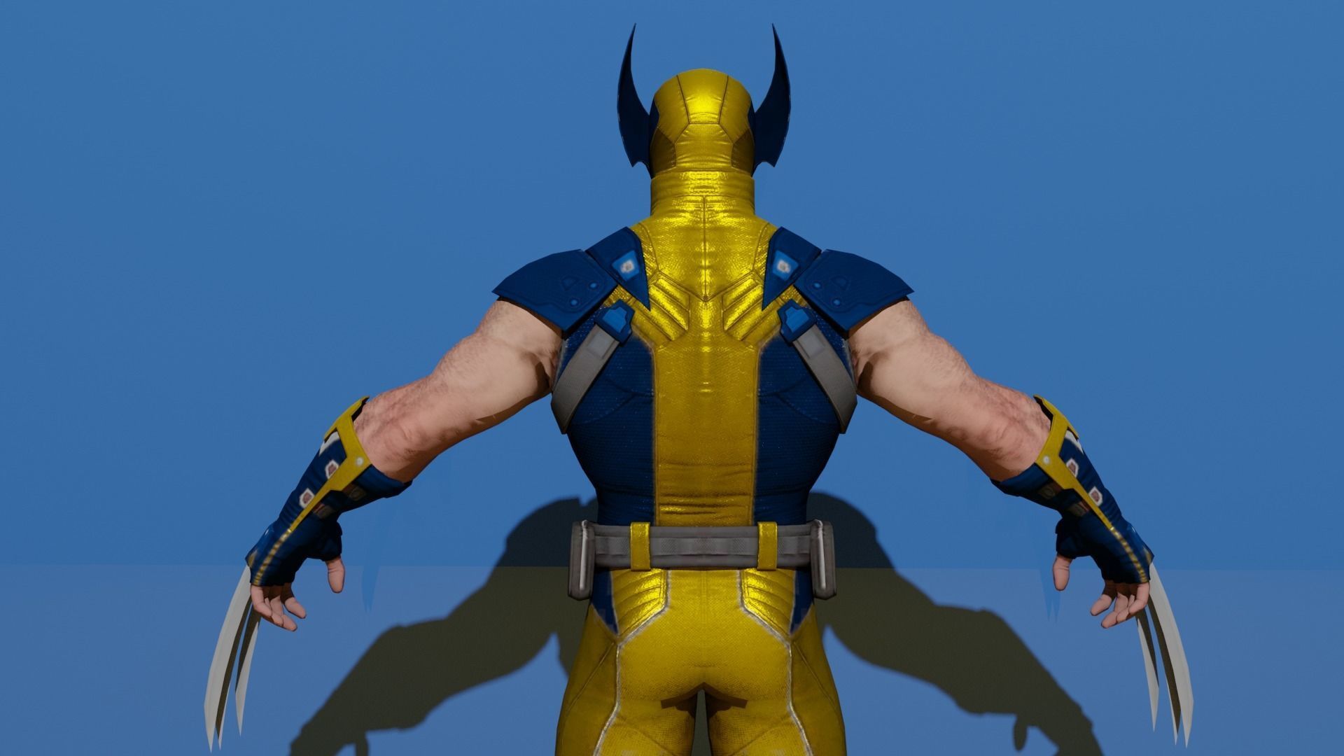 Wolverine 3D model rigged | CGTrader