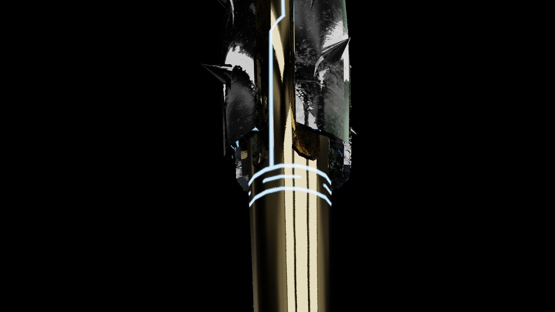 3D model baseball bat cyberpunk VR / AR / low-poly | CGTrader