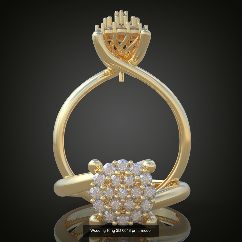 9My 20 Beautiful and graceful 3d printable ring models 3D Model ...