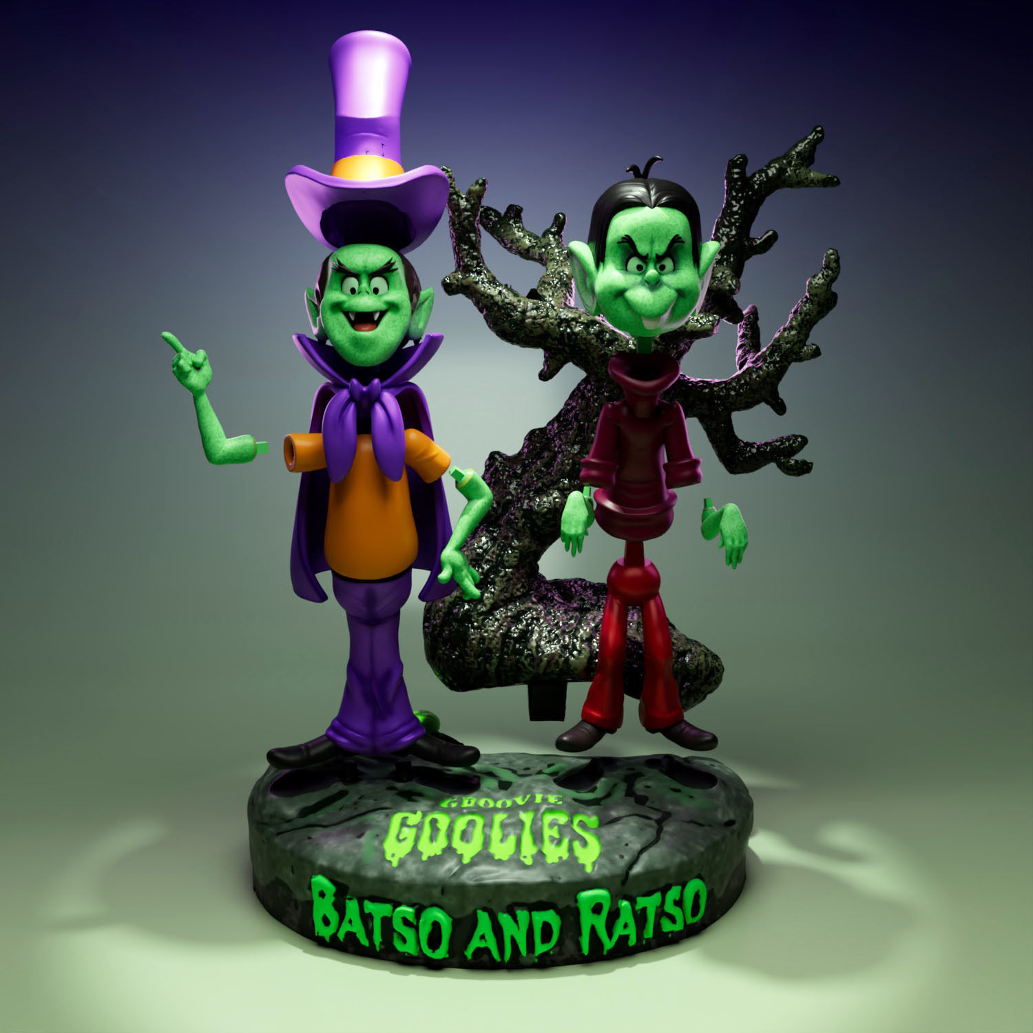 Batso and Ratso - Groovie Goolies 3D model 3D printable | CGTrader