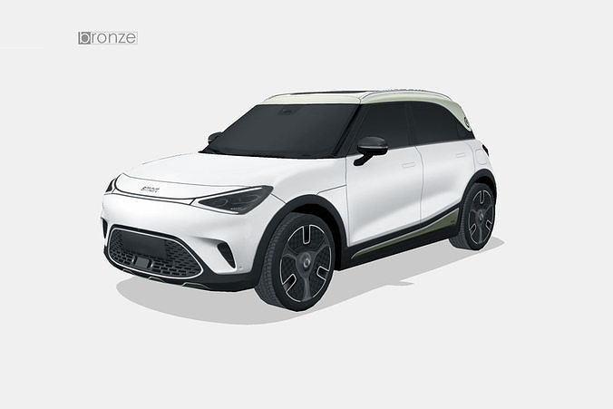 3D model Smart 1 2023 VR / AR / low-poly | CGTrader