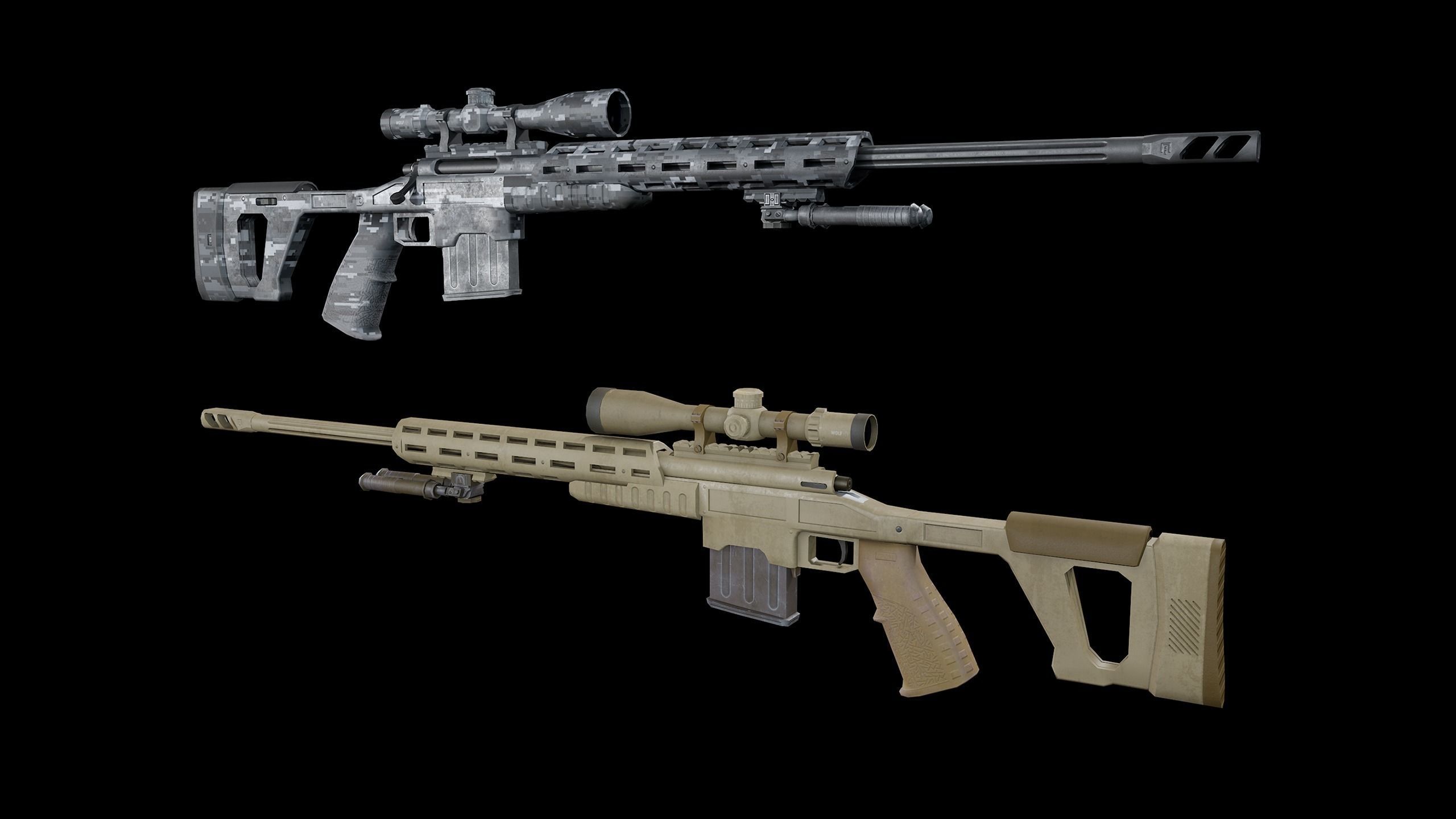 3D model Sniper Rifle VR / AR / low-poly | CGTrader