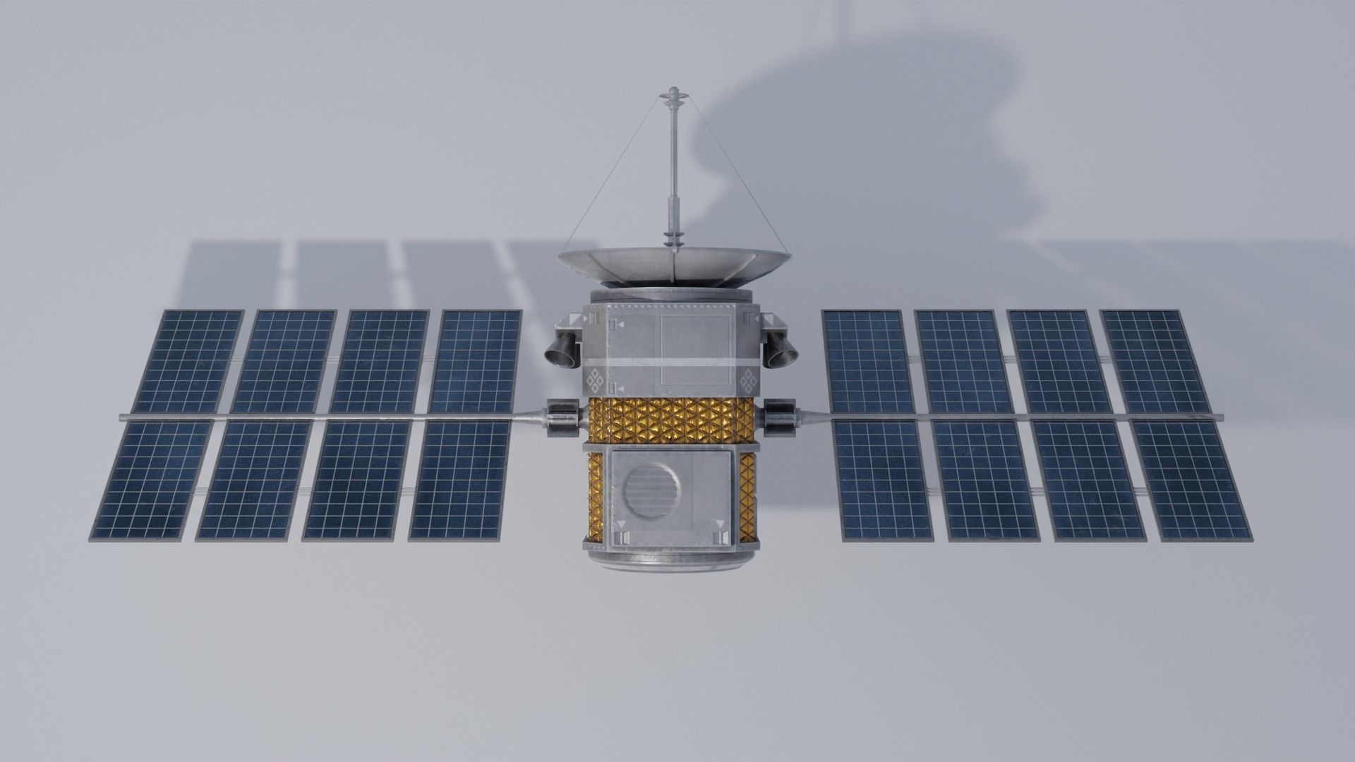 3D model Sci-fi Satellite with 4K Textures VR / AR / low-poly | CGTrader