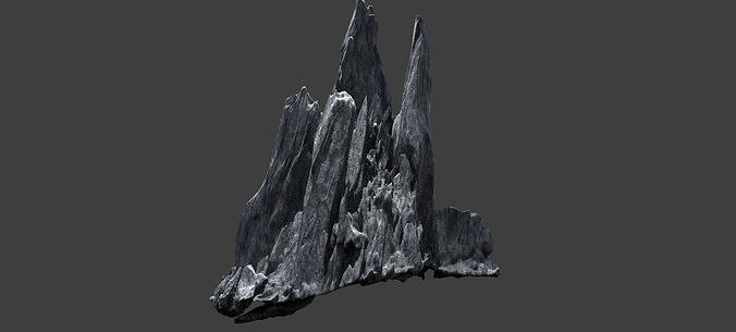 Sharp Rock 9 3D model | CGTrader