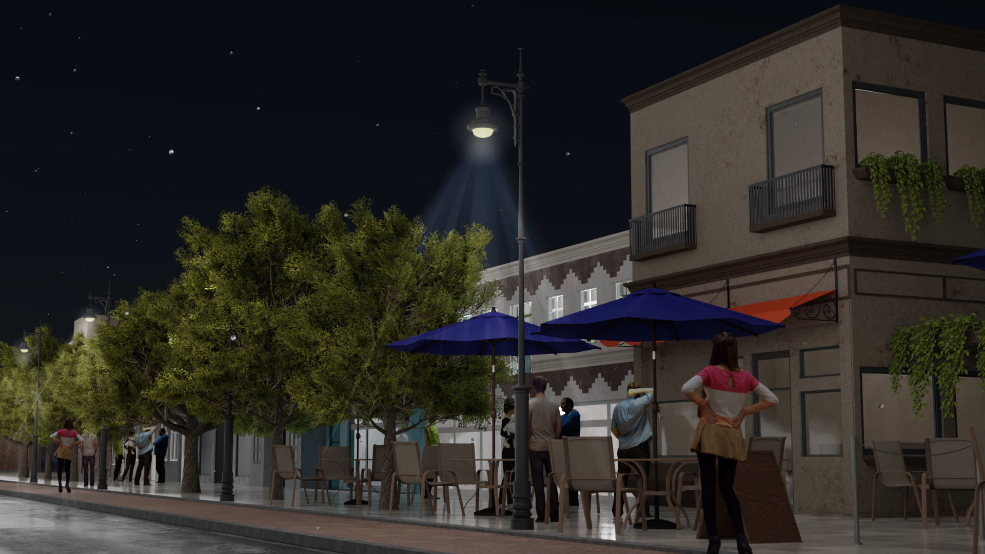 3D Environment of Small Town 3D model | CGTrader
