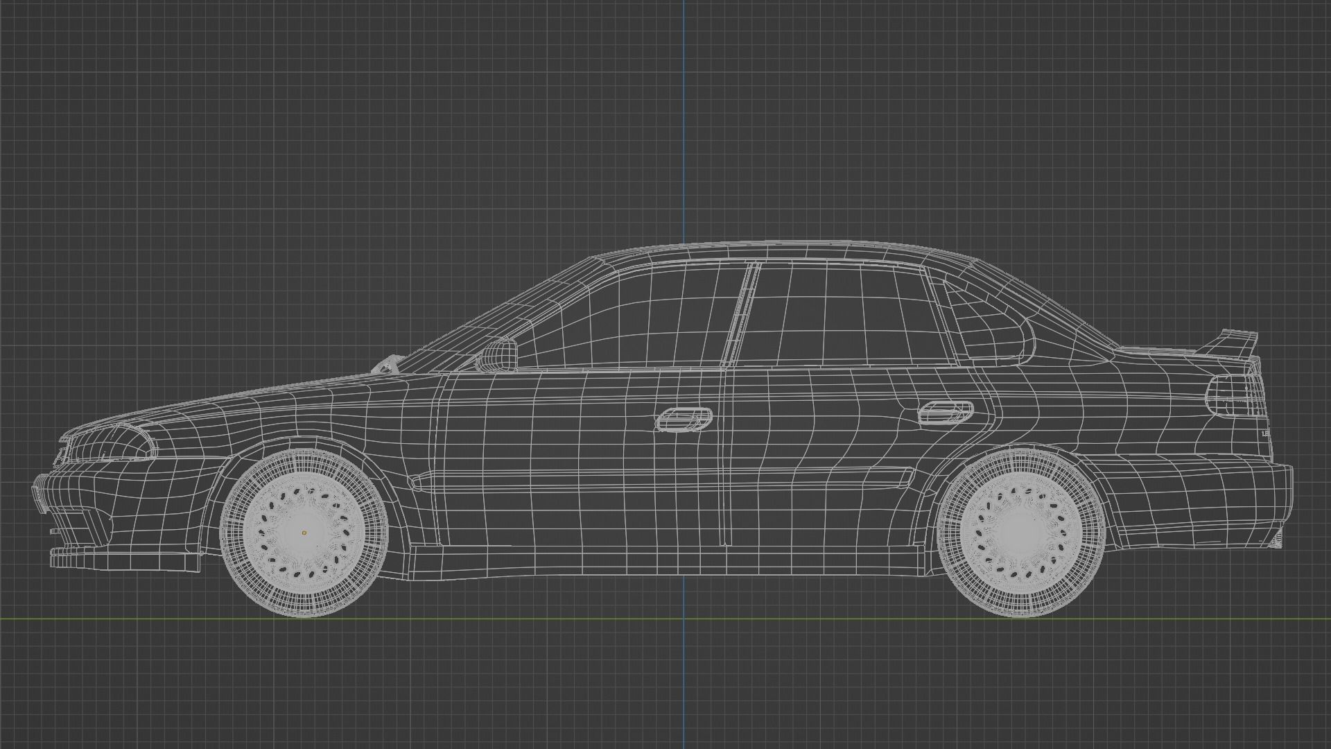 Subaru Legacy - Free Blender model free 3D model rigged | CGTrader