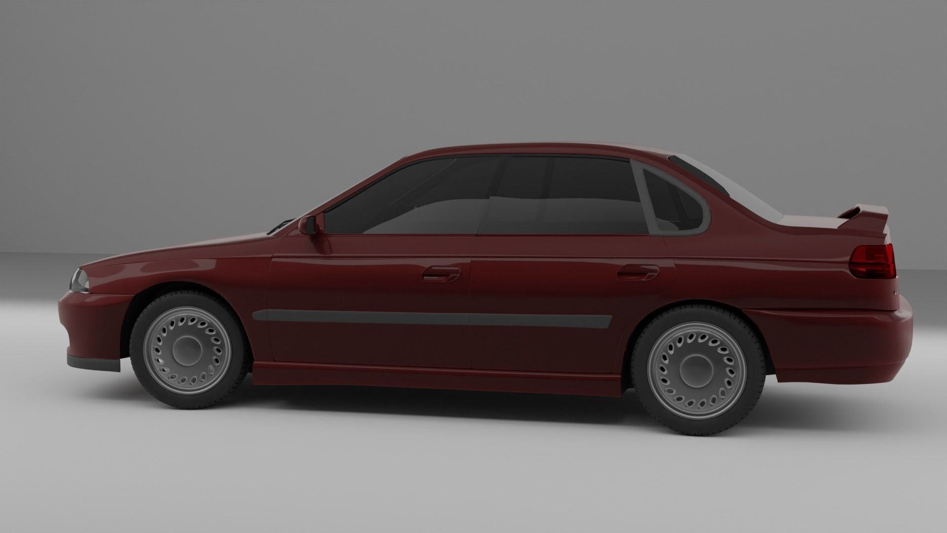 Subaru Legacy - Free Blender model free 3D model rigged | CGTrader