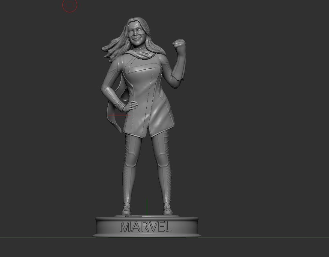 Ms Marvel 3D model 3D printable | CGTrader