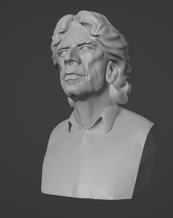 Mick Jagger 3D model 3D printable | CGTrader