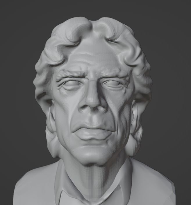 Mick Jagger 3D model 3D printable | CGTrader
