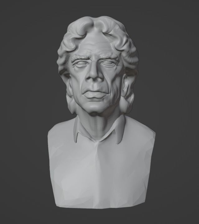 Mick Jagger 3D model 3D printable | CGTrader