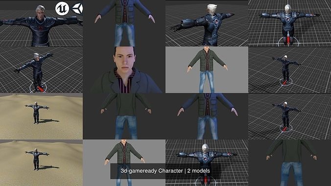 3d-gameready Character 3D Model Collection | CGTrader