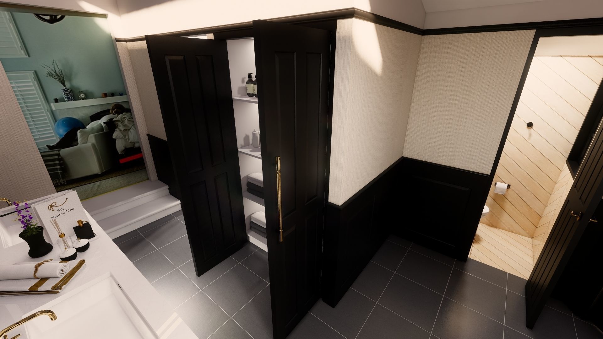master bathroom 3D model 3D printable | CGTrader